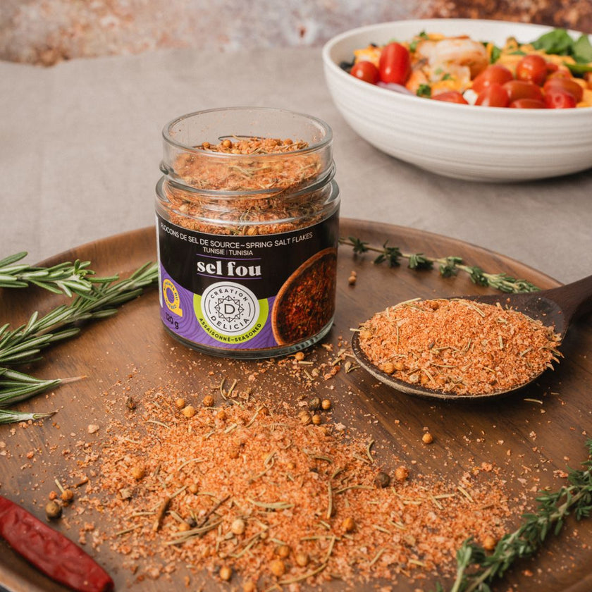 Sel Fou - Un assaisonnement versatile réduit en sodium – Création Delicia
